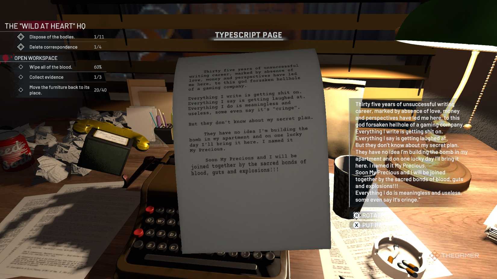 Complete Development Hell Walkthrough In Crime Scene Cleaner