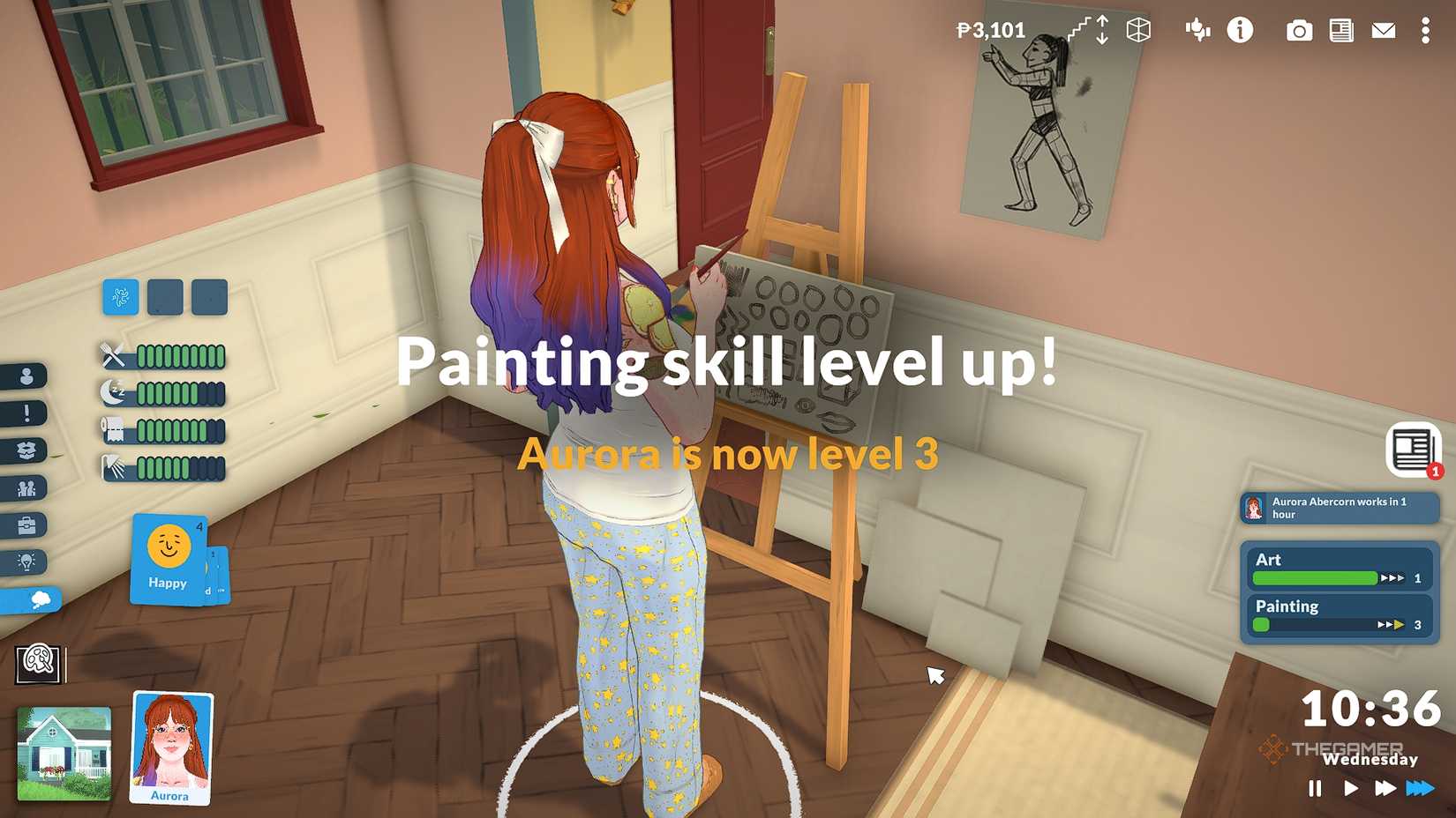 How To Raise Your Art Skill Level In Paralives