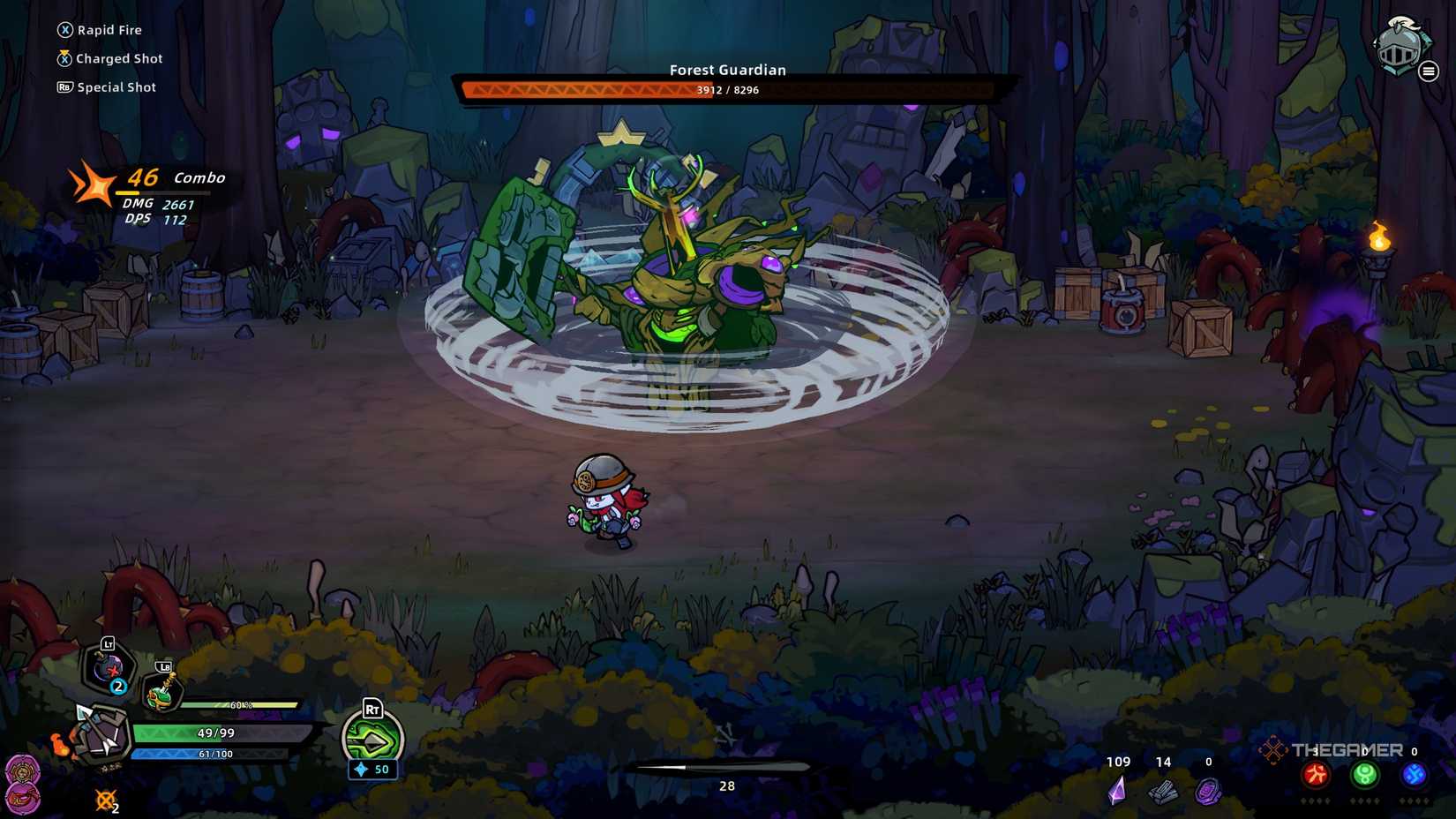 How To Beat The Forest Guardian In Lost Castle 2